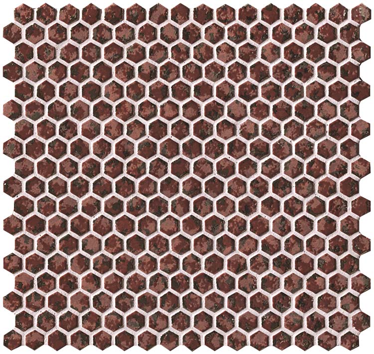Dwell Rust Hexagon Gold 300x300mm Floor Tile (0.36m2 box)